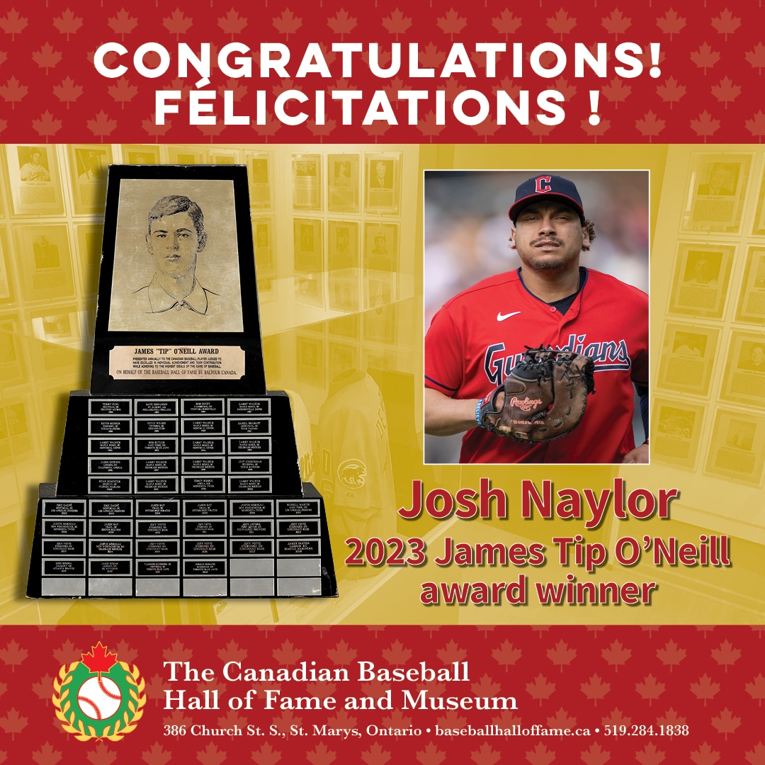 Naylor to receive Canadian ball hall's Tip O'Neill Award today ...