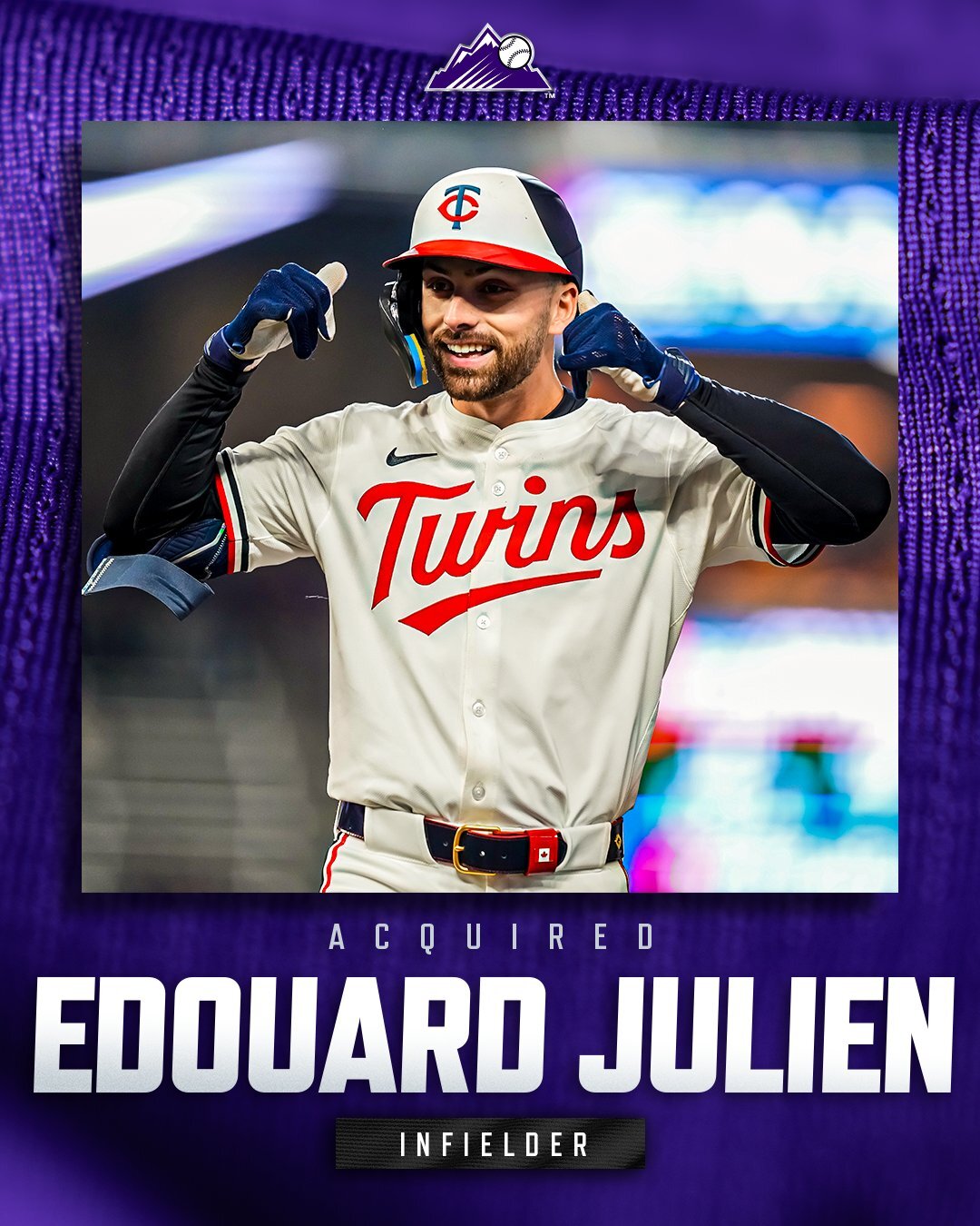 Twins trade Canadian Edouard Julien to Rockies - Cooperstowners in Canada
